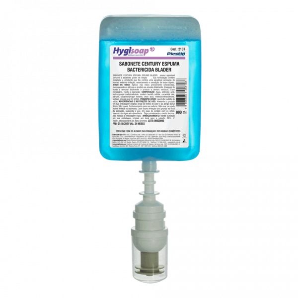 Sabonete Espuma Bactericida Blader Century - Hygisoap